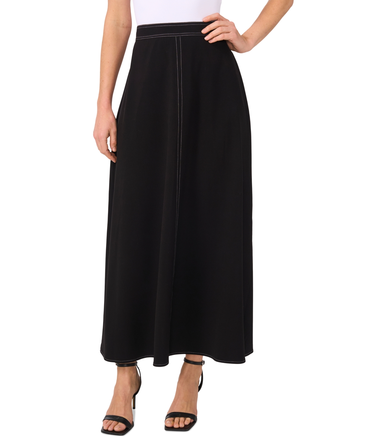 Click here for Vince Camuto Womens Contrast-Stitching A-Line Skir... prices