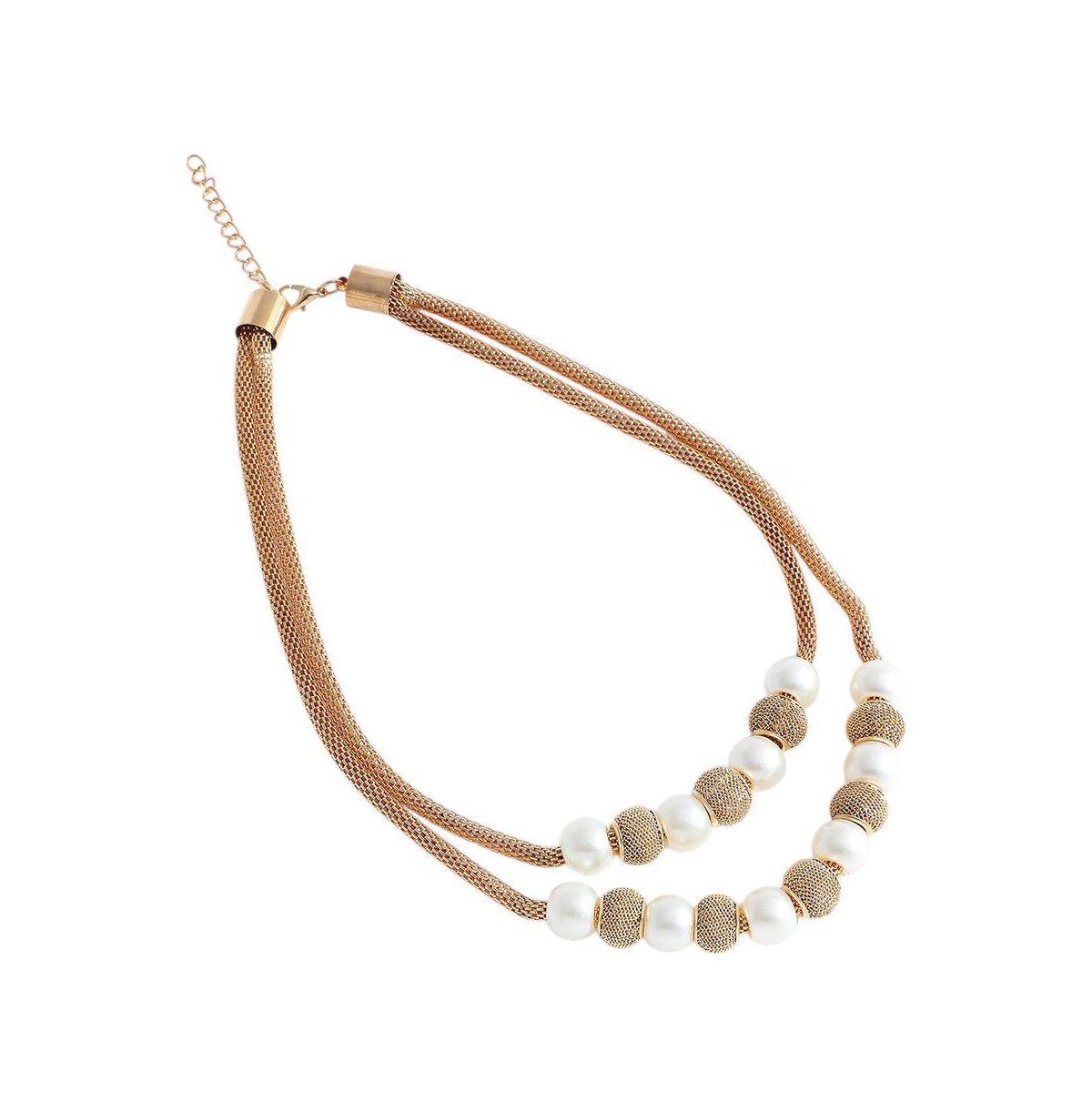 Click here for Sohi Gold-Plated Pearl Necklace - Gold prices