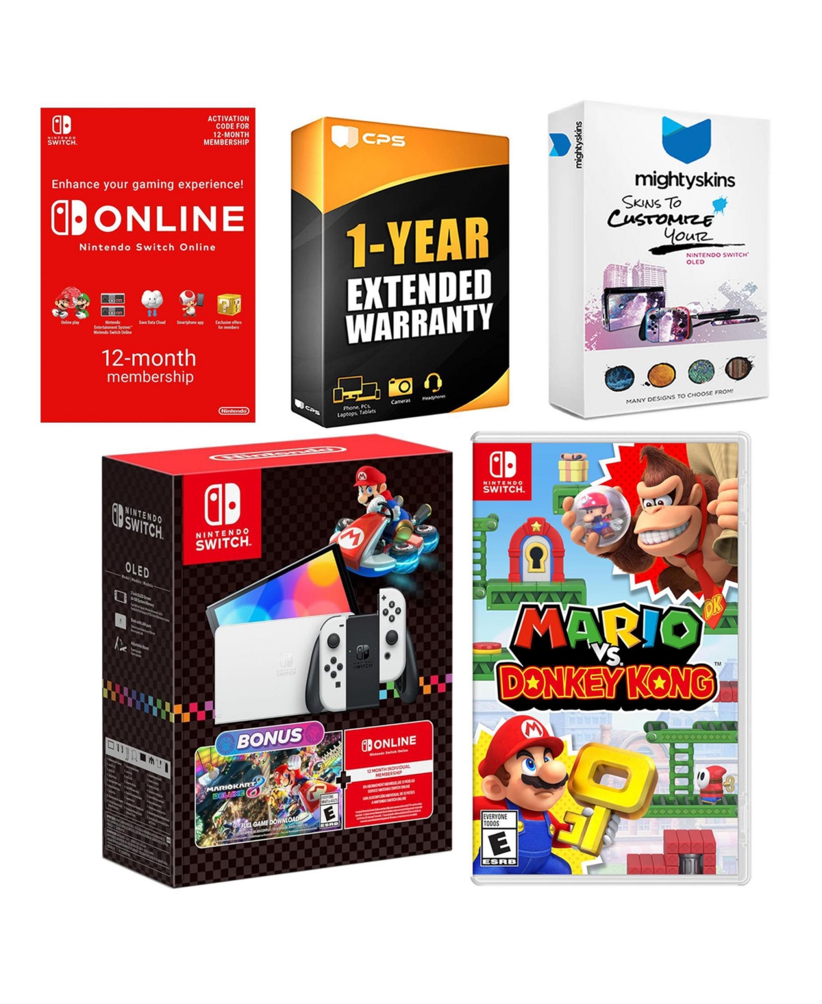 Click here for Nintendo Switch Oled Console Mario Kart 8 Bundle w... prices