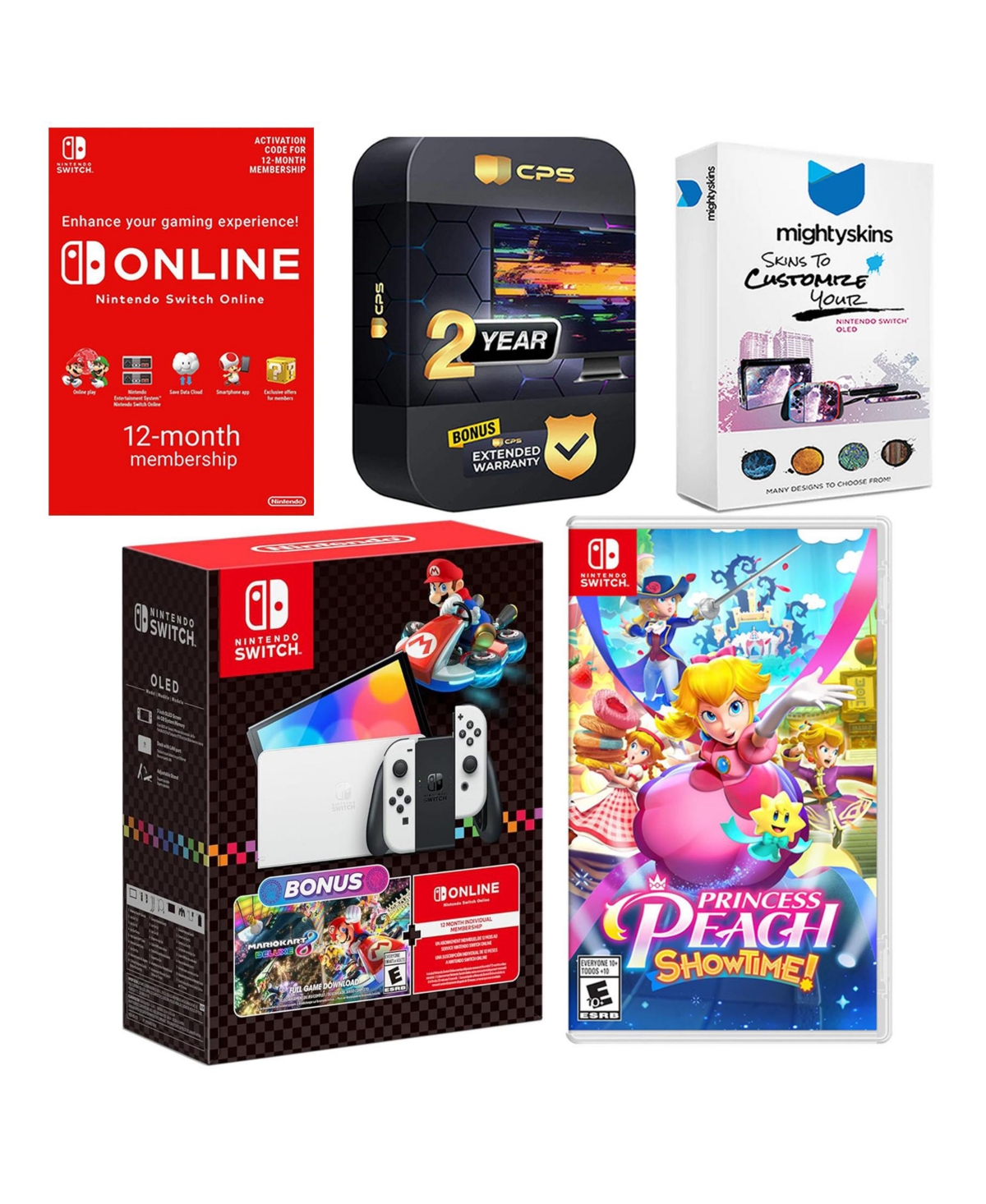 Click here for Nintendo Switch Oled Console Mario Kart 8 Bundle w... prices