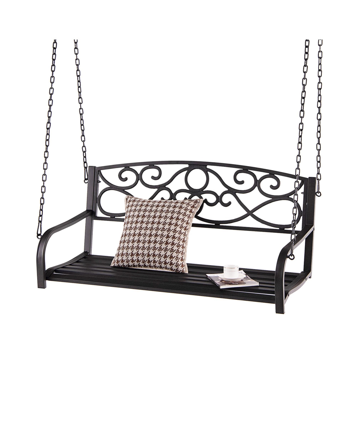 Click here for Gymax Patio Hanging Porch Swing Outdoor 2-Person M... prices