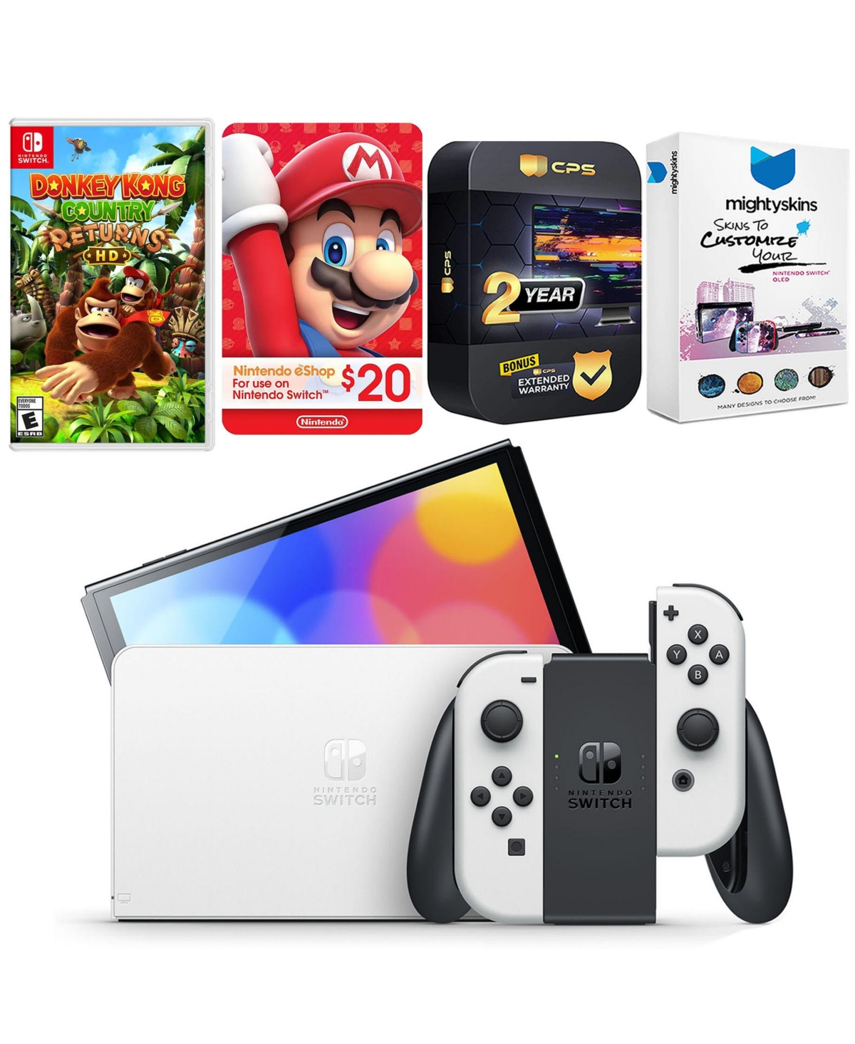 Click here for Nintendo Switch White Oled Console with Donkey Kon... prices