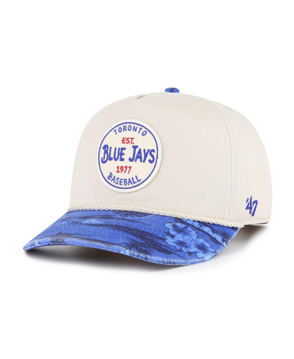 Click here for 47 Brand Mens Cream/Navy Toronto Blue Jays Fiji Ro... prices