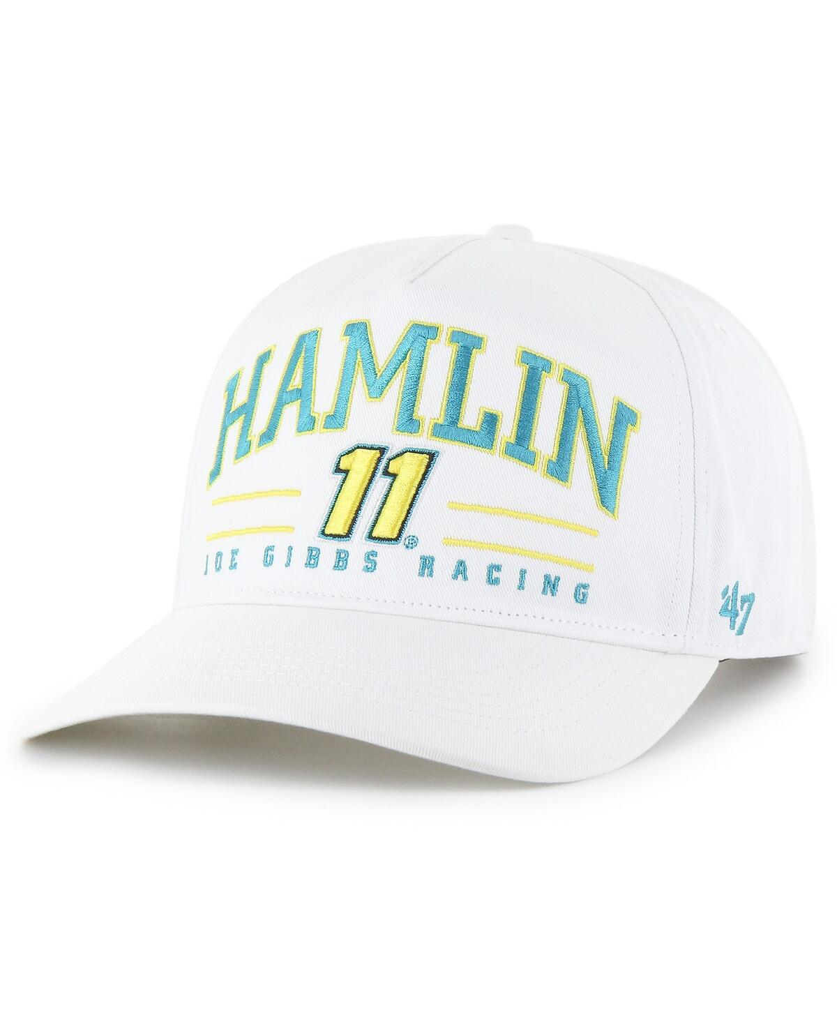Click here for 47 Brand Mens White Denny Hamlin Roscoe Hitch Adju... prices