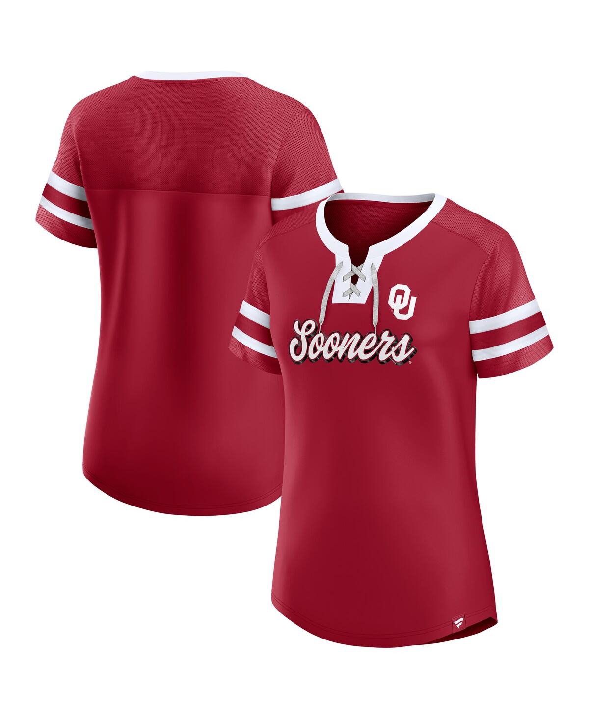 Click here for Fanatics Womens Crimson Oklahoma Sooners Iconic At... prices