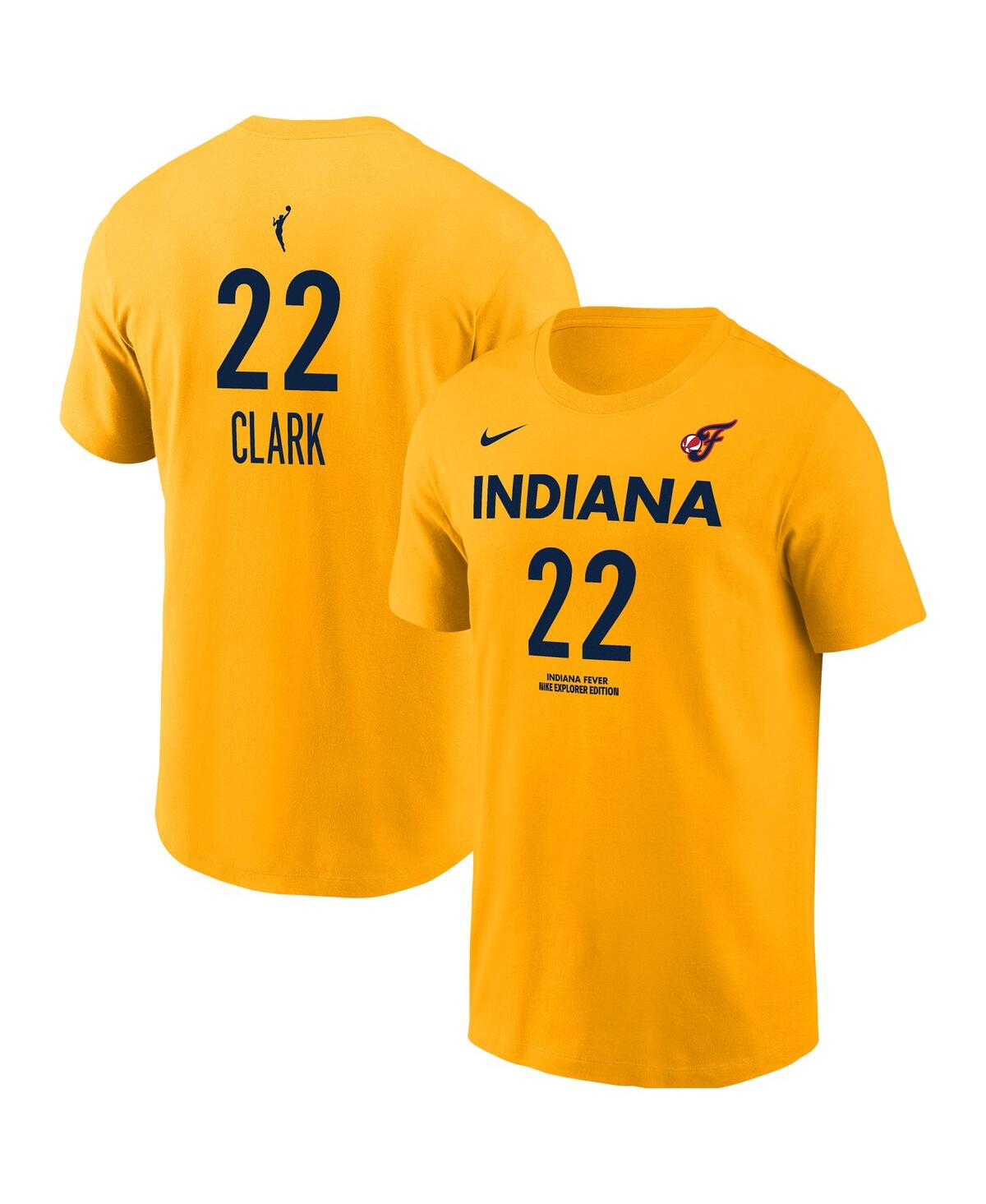 Click here for Nike Mens and Womens Caitlin Clark Gold Indiana Fe... prices
