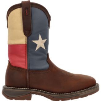 Durango Men's Workin' Rebel Texas Flag Steel Toe Work Boot - Macy's