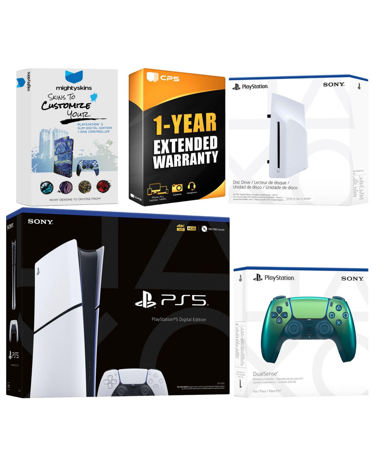 Click here for Sony PlayStation 5 Slim Digital Bundle with Disc D... prices