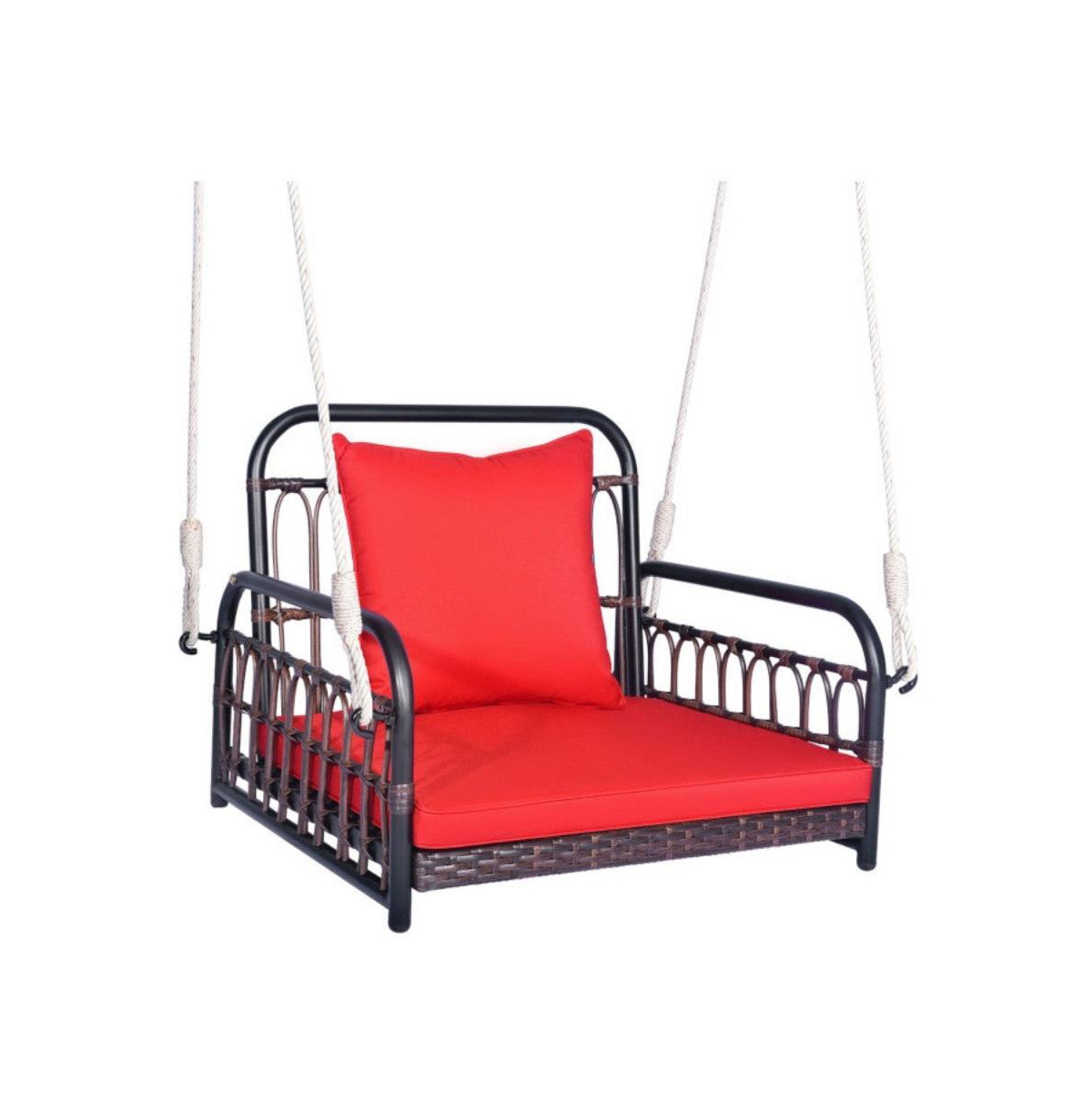 Click here for Patio Rattan Porch Swing Hammock Chair with Seat C... prices