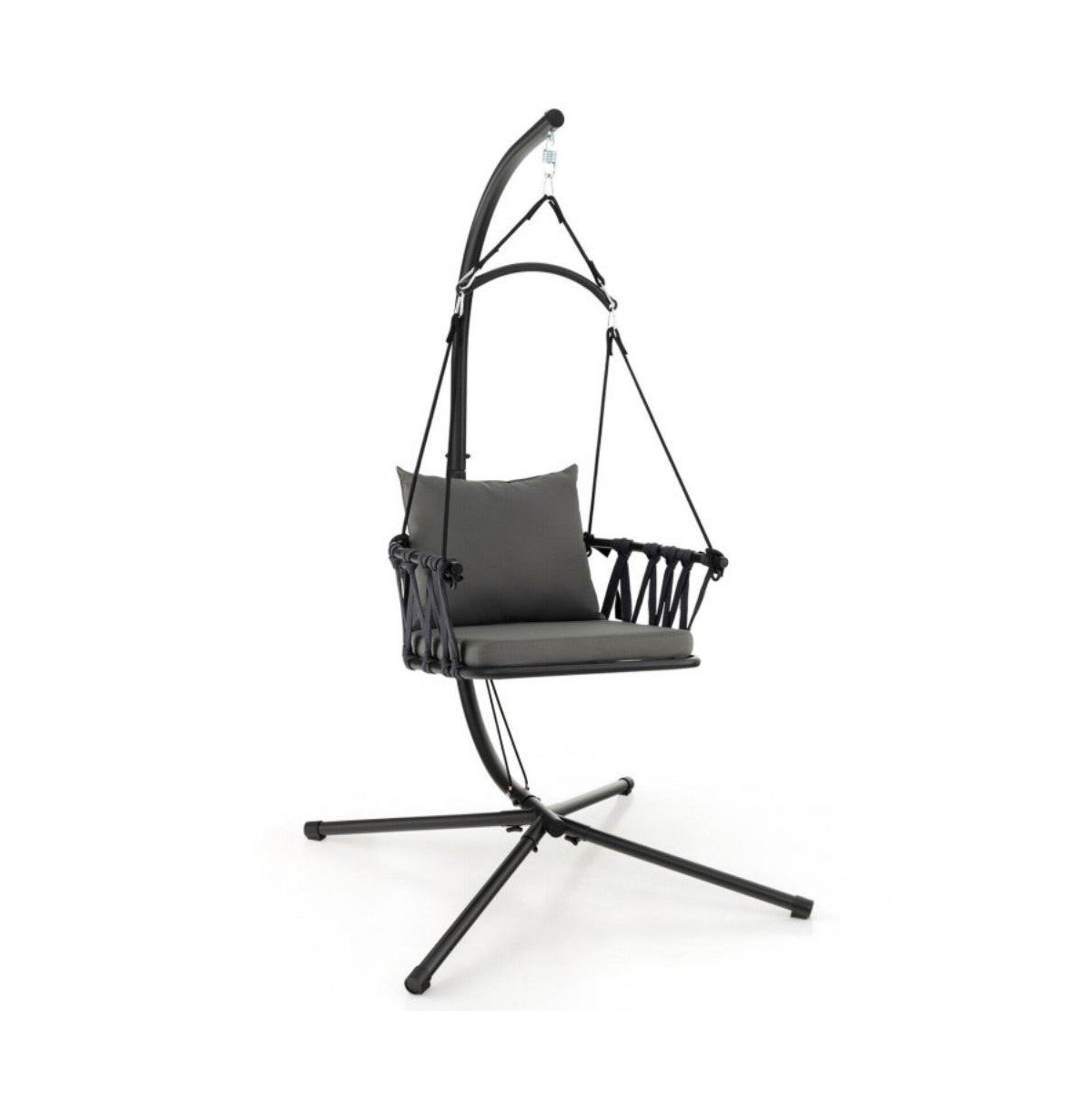 Click here for Hanging Swing Hammock Chair Porch Swing with Stand... prices