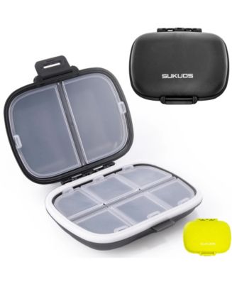 Daily Pill Organizer with 8 Compartments - Macy's