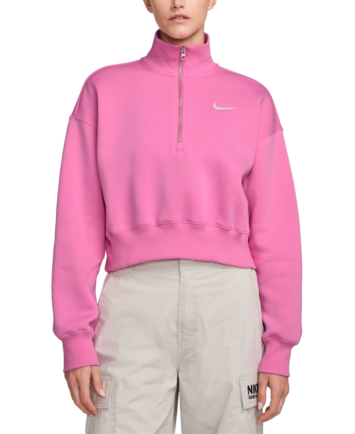 Click here for Nike Womens Sportswear Phoenix Fleece Quarter-Zip... prices