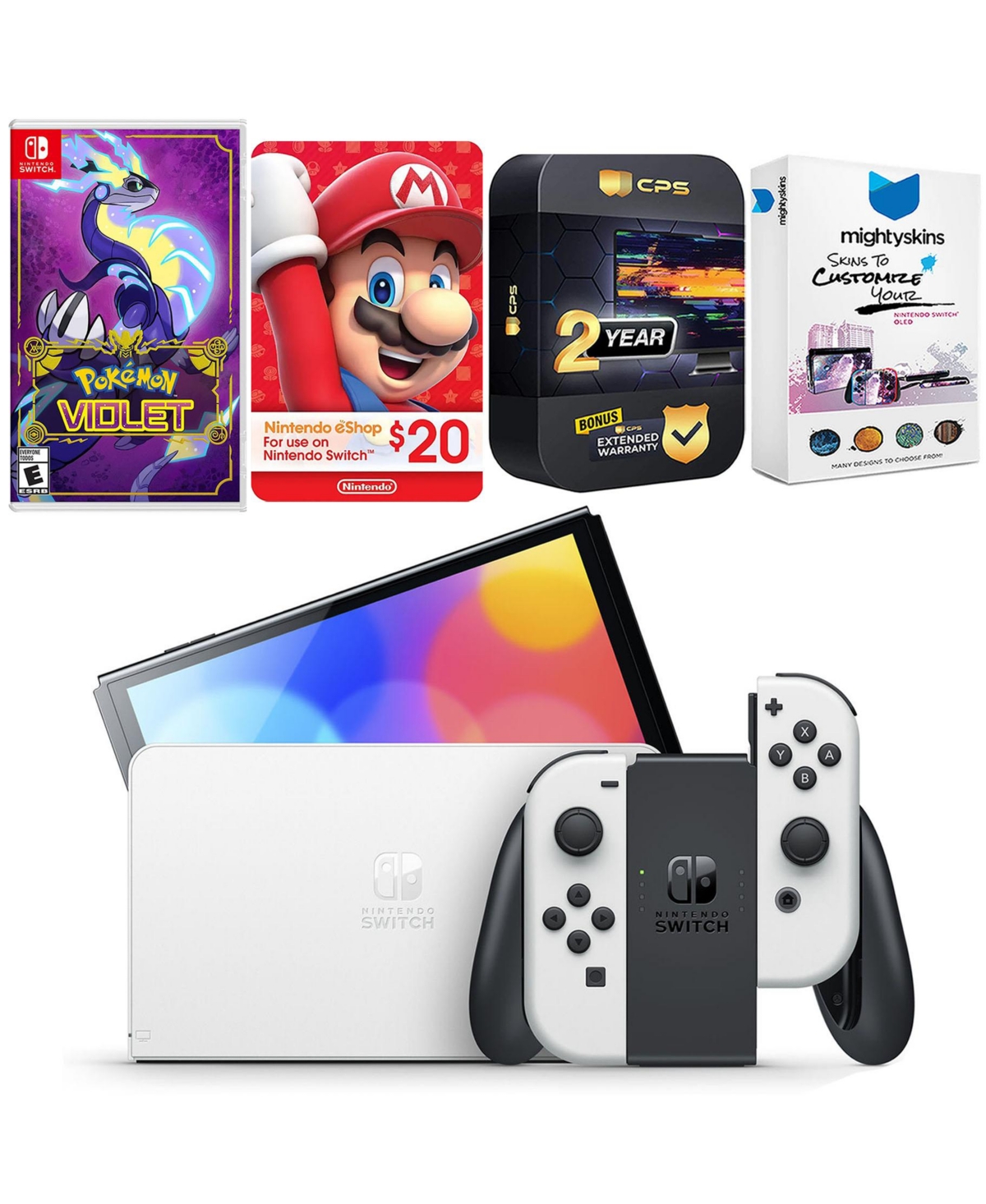 Click here for Nintendo Switch White Oled Console with Pokemon Vi... prices