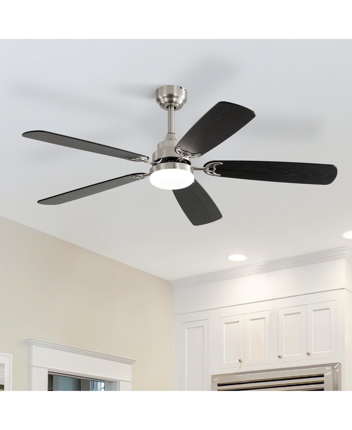 Click here for 52 5-blade Three-color Dimmable Ceiling Fan Led Li... prices