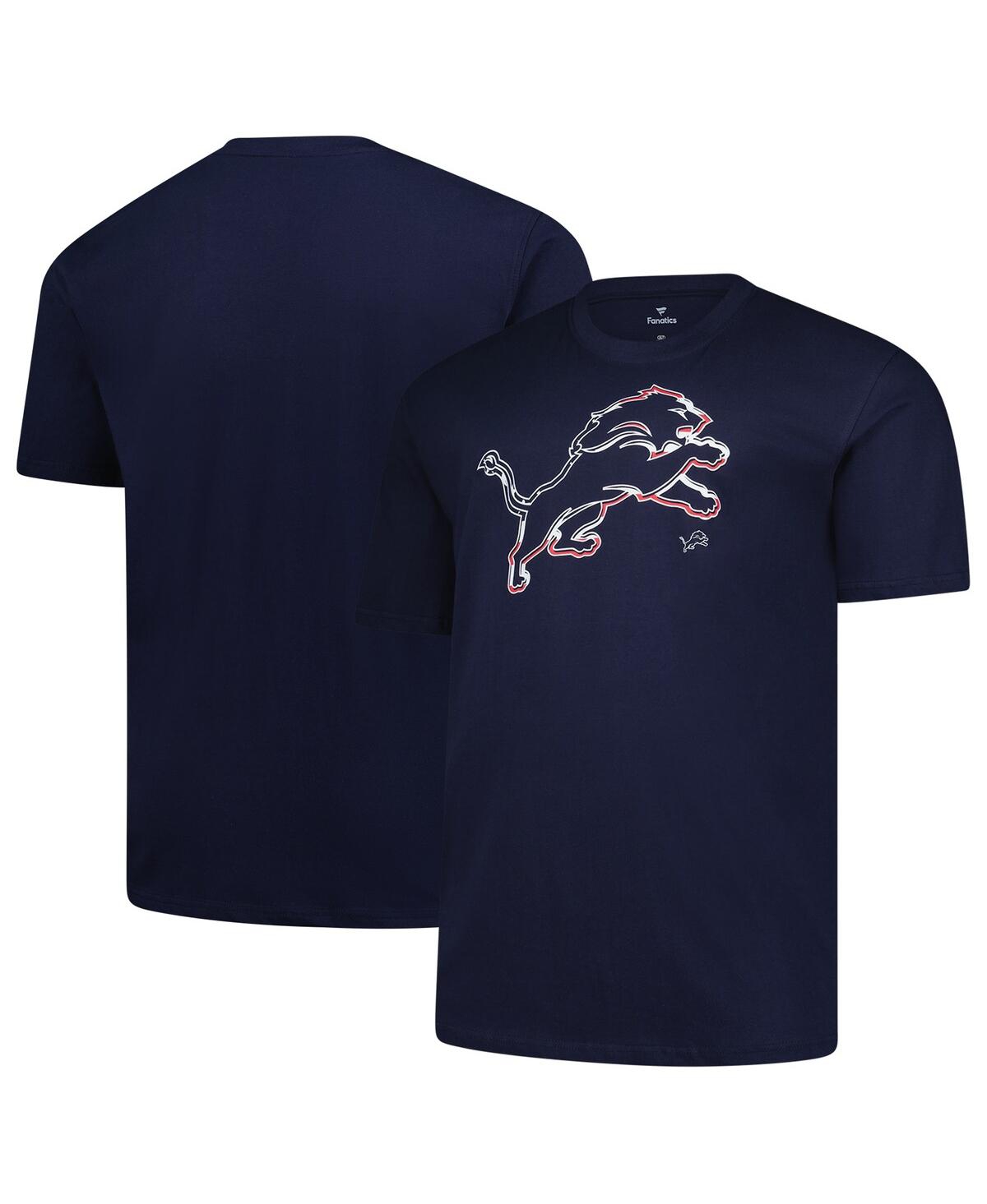 Click here for Fanatics Mens Navy Detroit Lions Big Tall American... prices