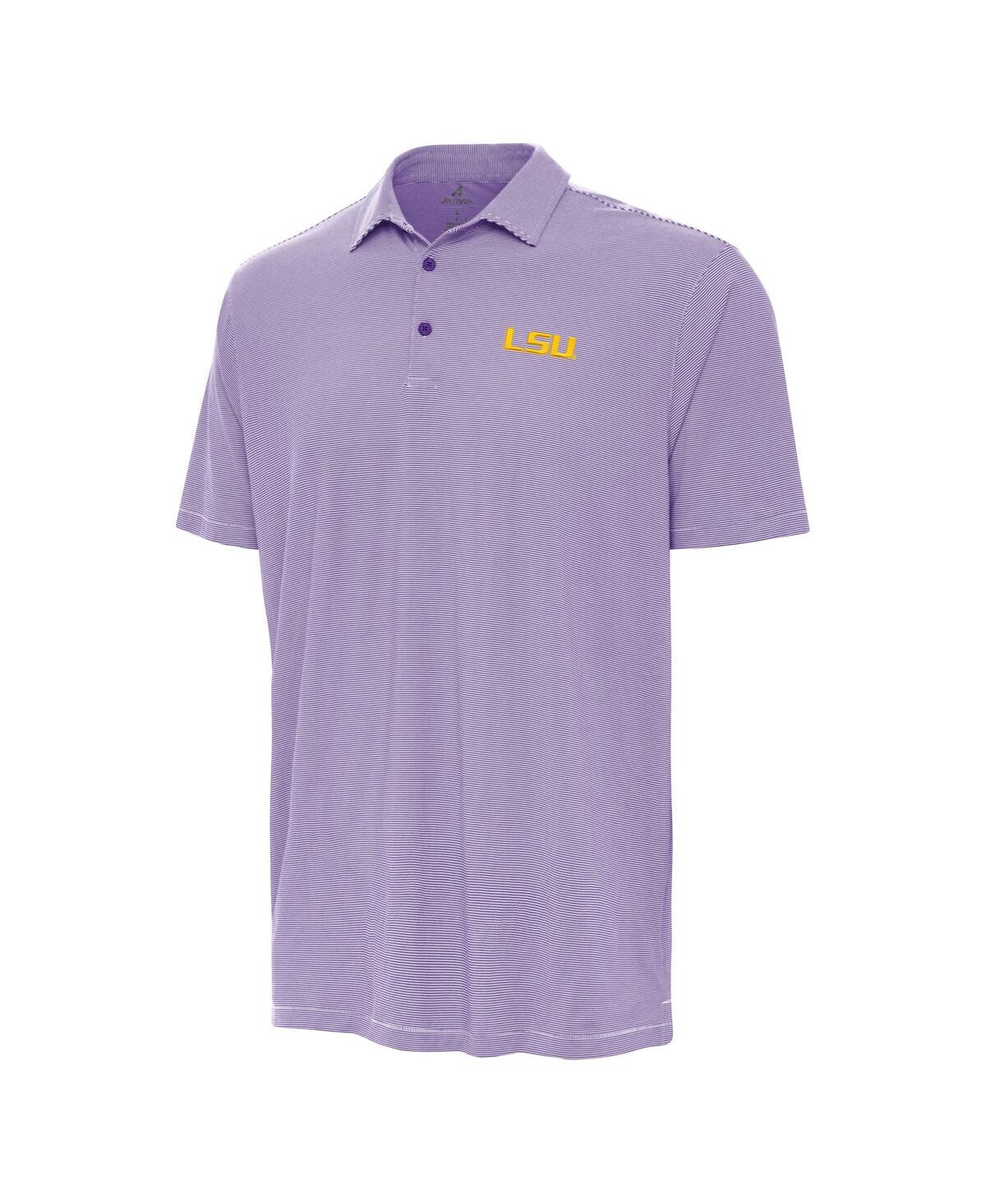 Click here for Antigua Mens Purple Lsu Tigers Twine Polo Shirt -... prices
