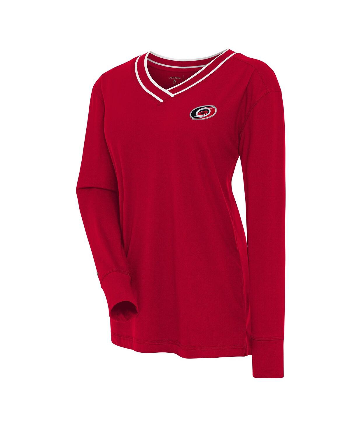 Click here for Antigua Womens Red Carolina Hurricanes Symbolic V-... prices