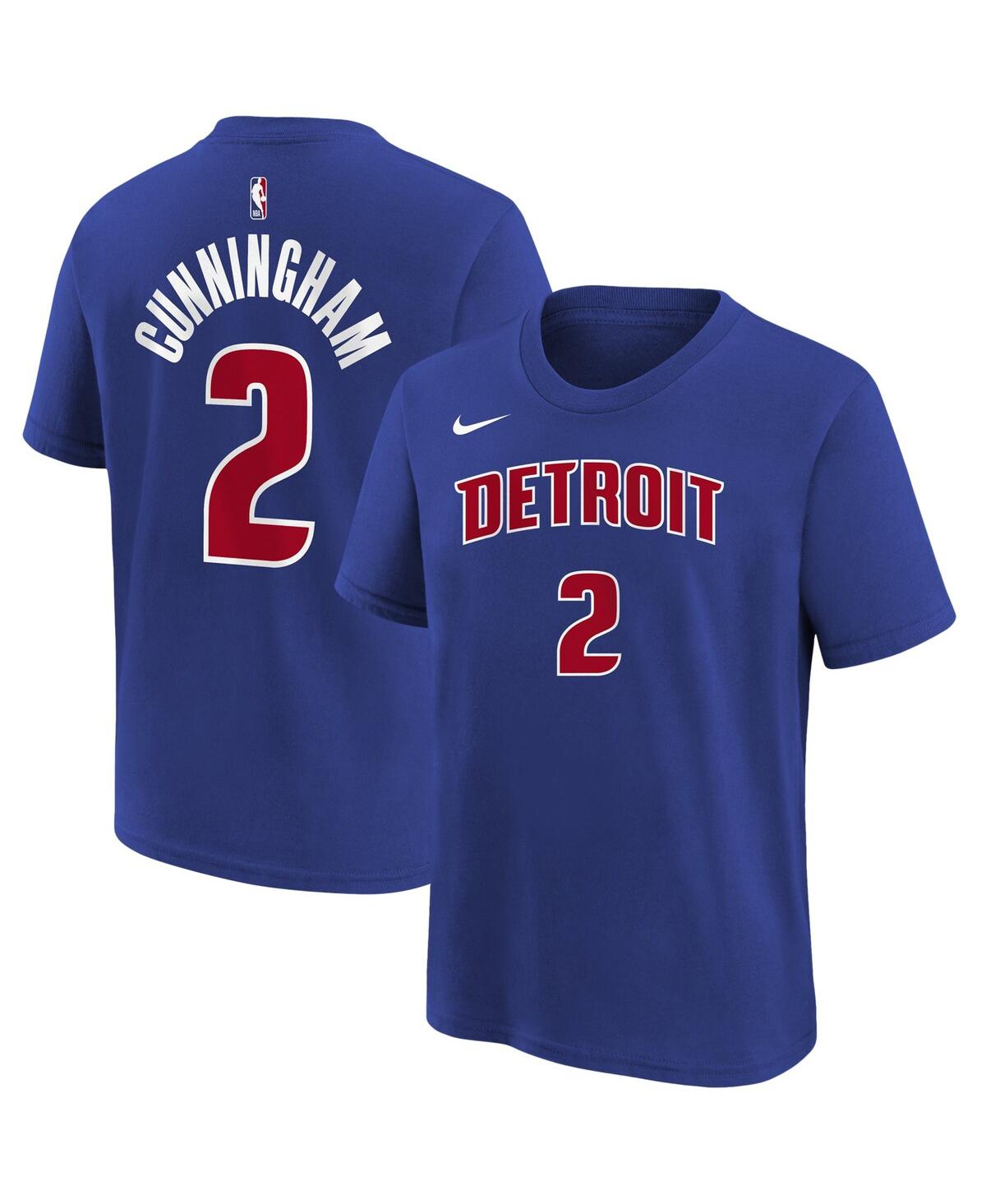 Click here for Nike Big Boys and Girls Cade Cunningham Blue Detro... prices