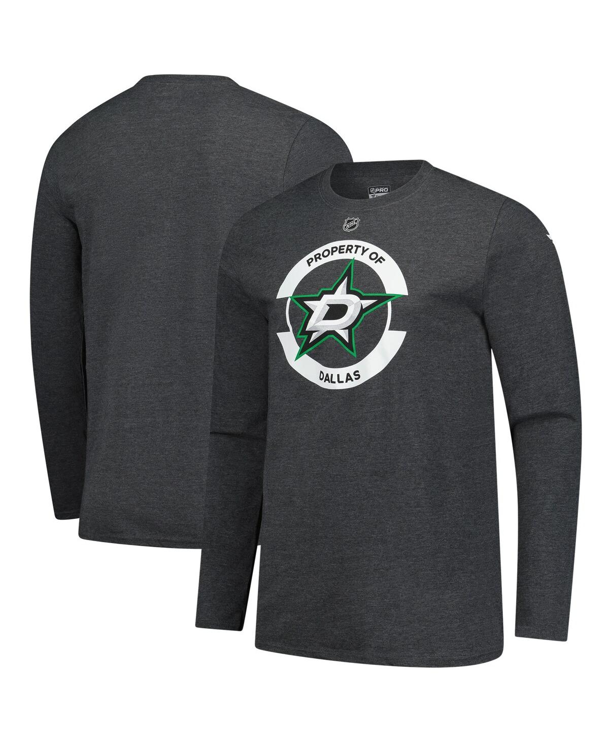 Click here for Fanatics Mens Heather Charcoal Dallas Stars Authen... prices