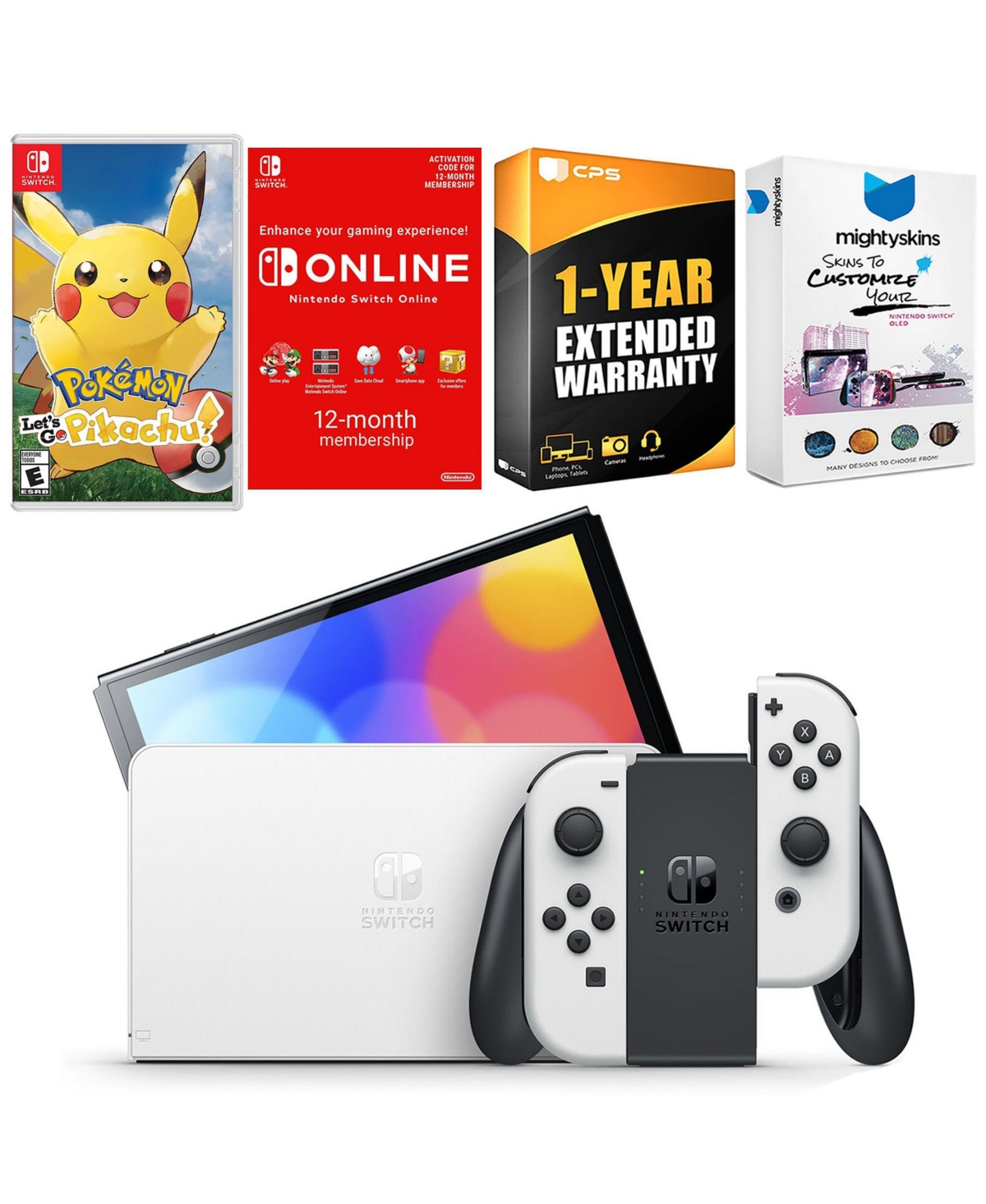 Click here for Nintendo Switch White Oled Console with Pokemon Le... prices