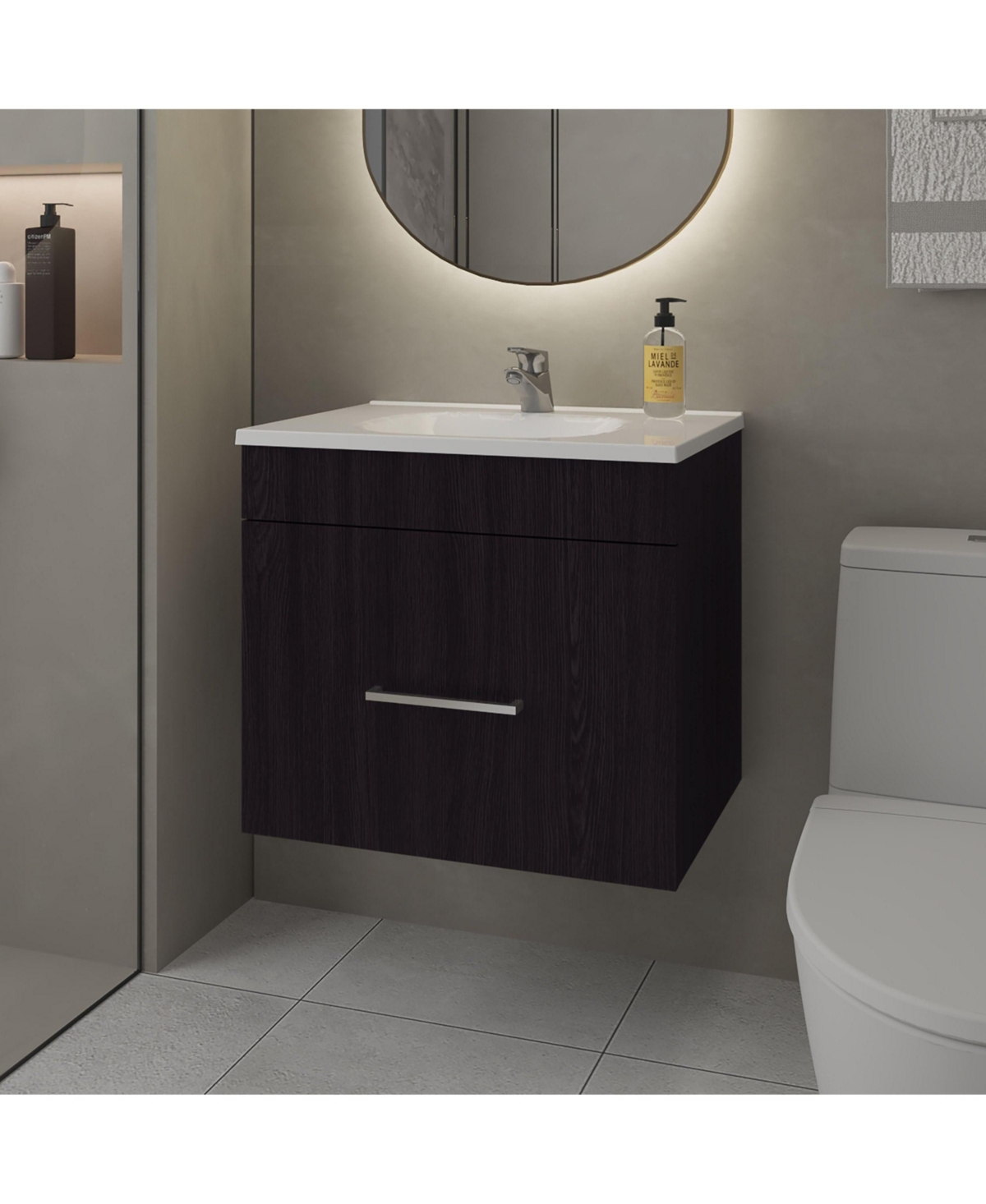 Click here for Story Floating Bathroom Vanity Set with Sink  One... prices