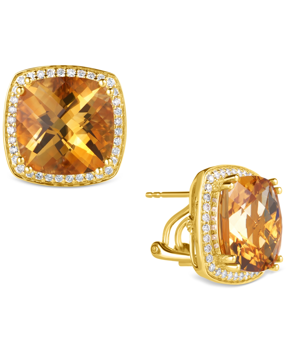 Click here for Citrine (10 ct. t.w.) & Diamond (3/8 ct. t.w.) Cus... prices