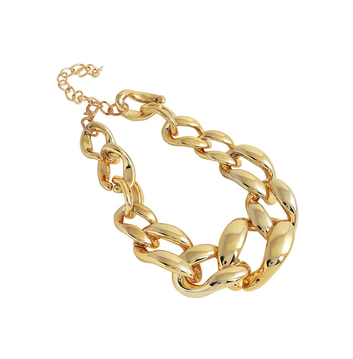 Click here for Sohi Womens Link Chain Necklace - Gold prices