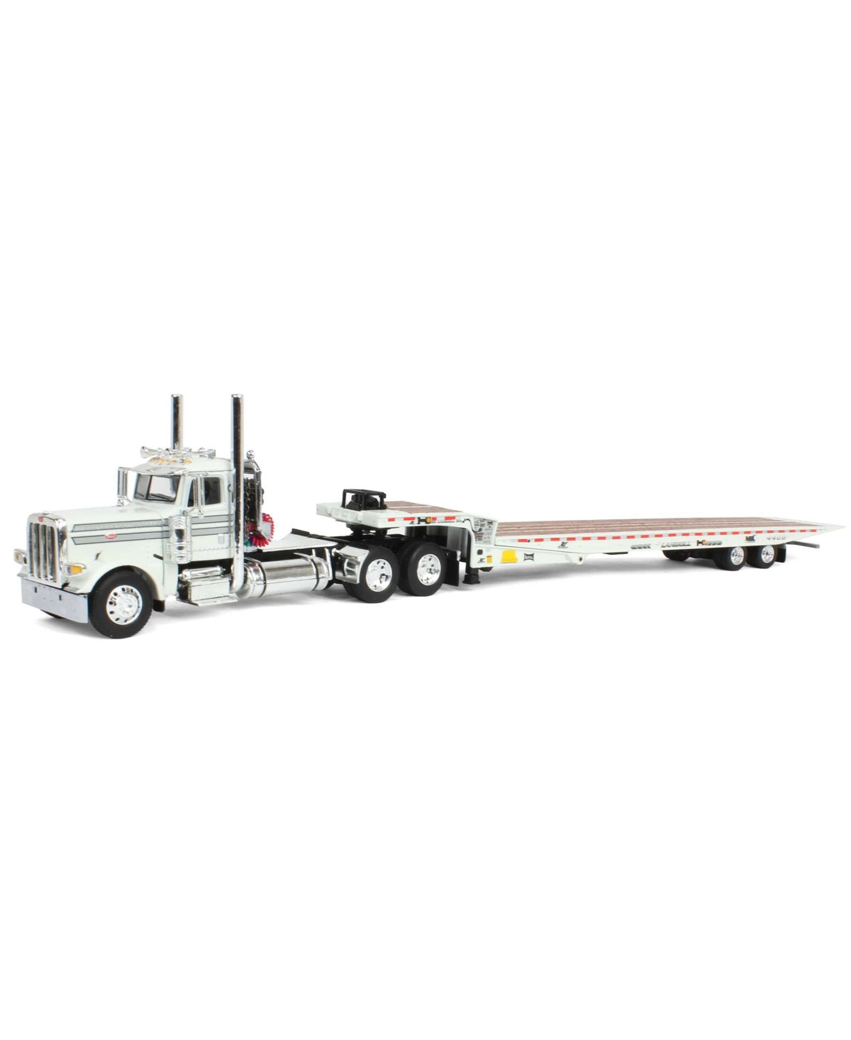 Click here for First Gear Dcp 1/64 White Peterbilt 389 with Lando... prices