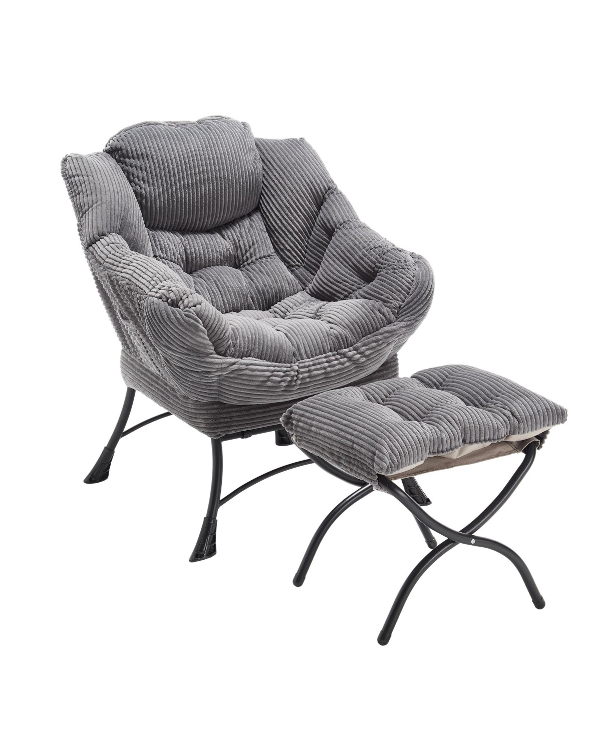 Click here for Mondawe Lounge Chair with Ottoman & Side Pocket -... prices