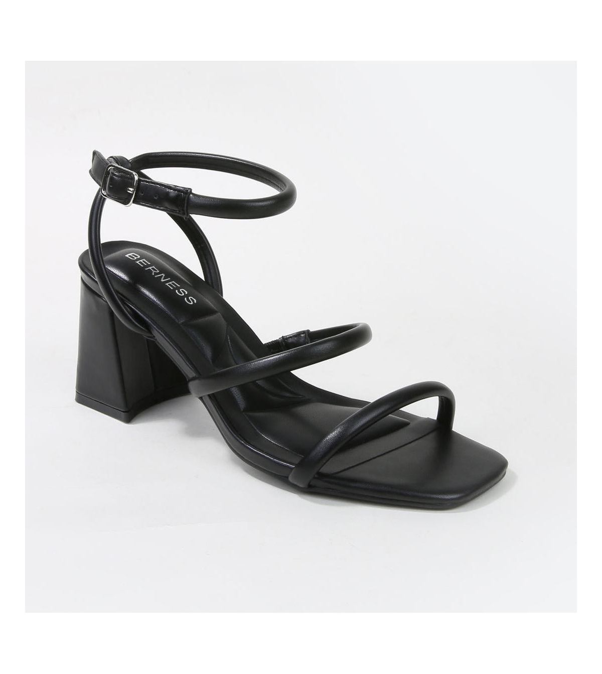 Click here for Candy Tubular Strap Sandals - Black prices