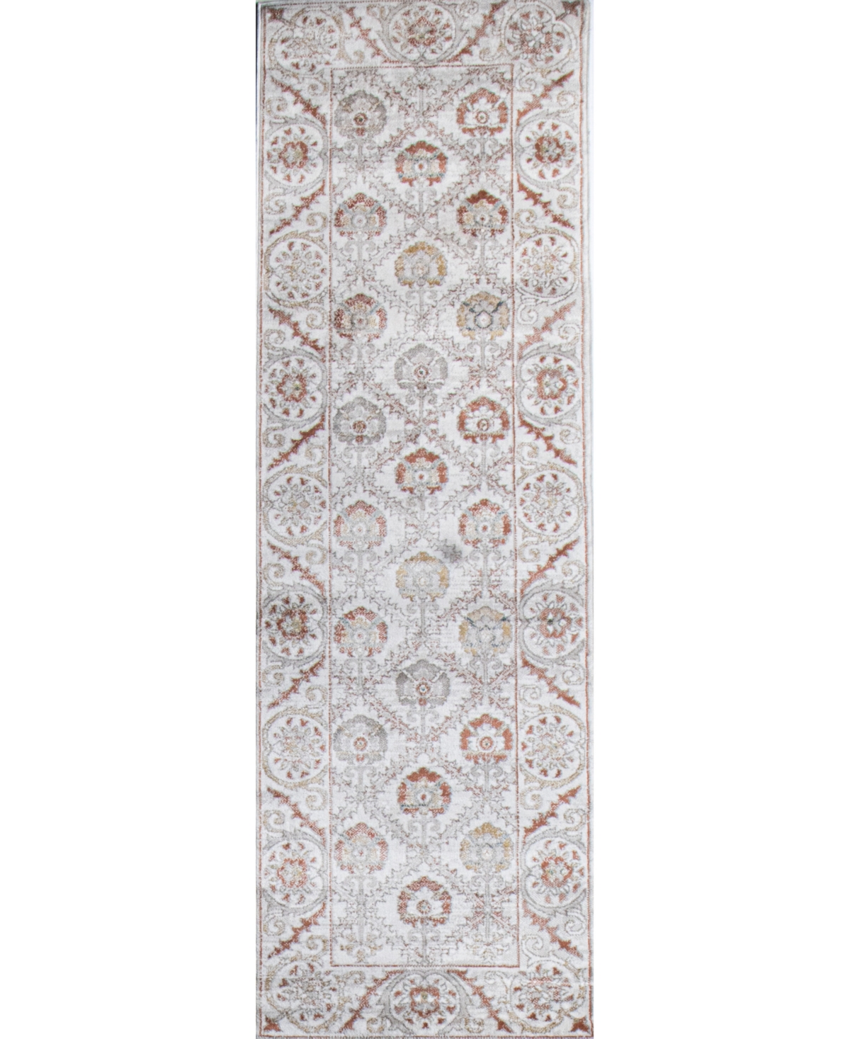 Click here for Bashian Parlin ASH314 26x8 Runner Area Rug - Ivory prices