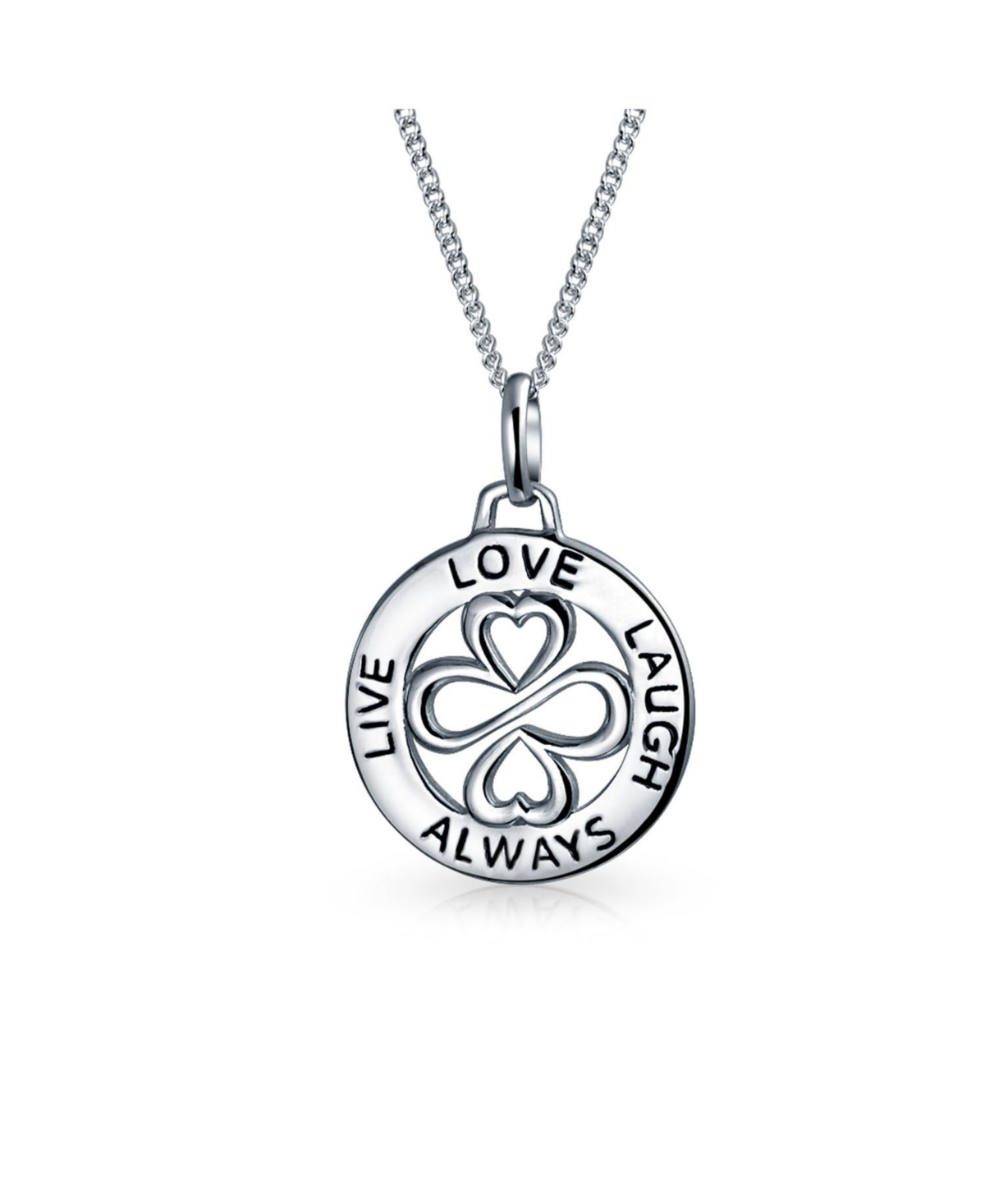 Click here for Bling Jewelry Ayllu Amulet Heart Infinity Clover P... prices
