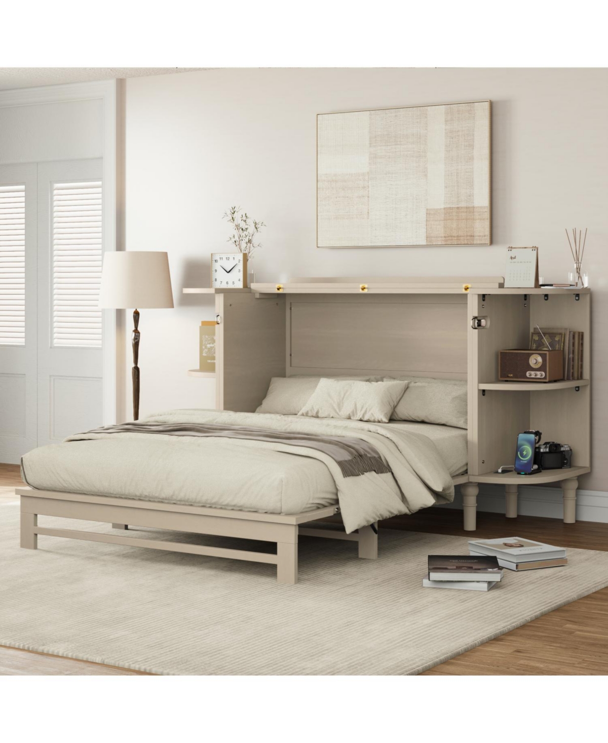 Click here for Farmhouse Queen Murphy Bed Chest - Ceylon cream prices