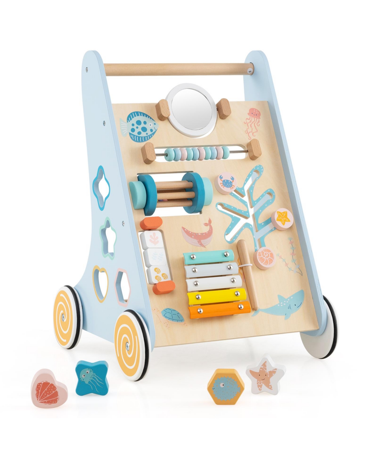 Click here for Slickblue Toddler Walker Push and Pull Learning Ac... prices