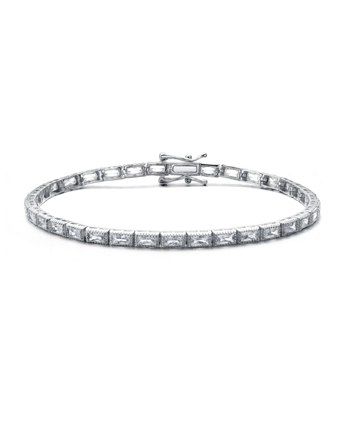Click here for Sterling Silver White Gold Plating with Cubic Zirc... prices