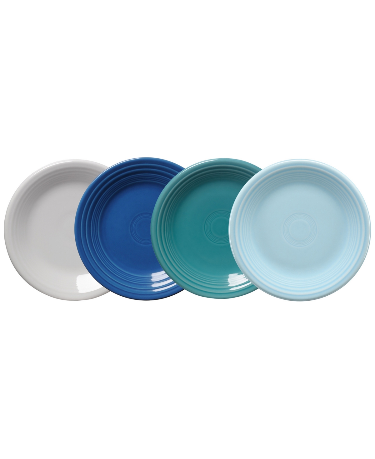 Click here for Fiesta Coastal Blues Classic Rim Salad Plates  Set... prices