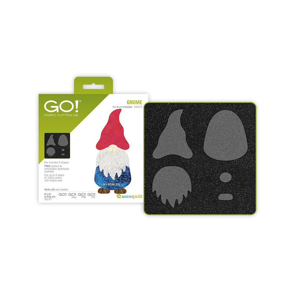 Click here for Accuquilt Go! Gnome Die prices