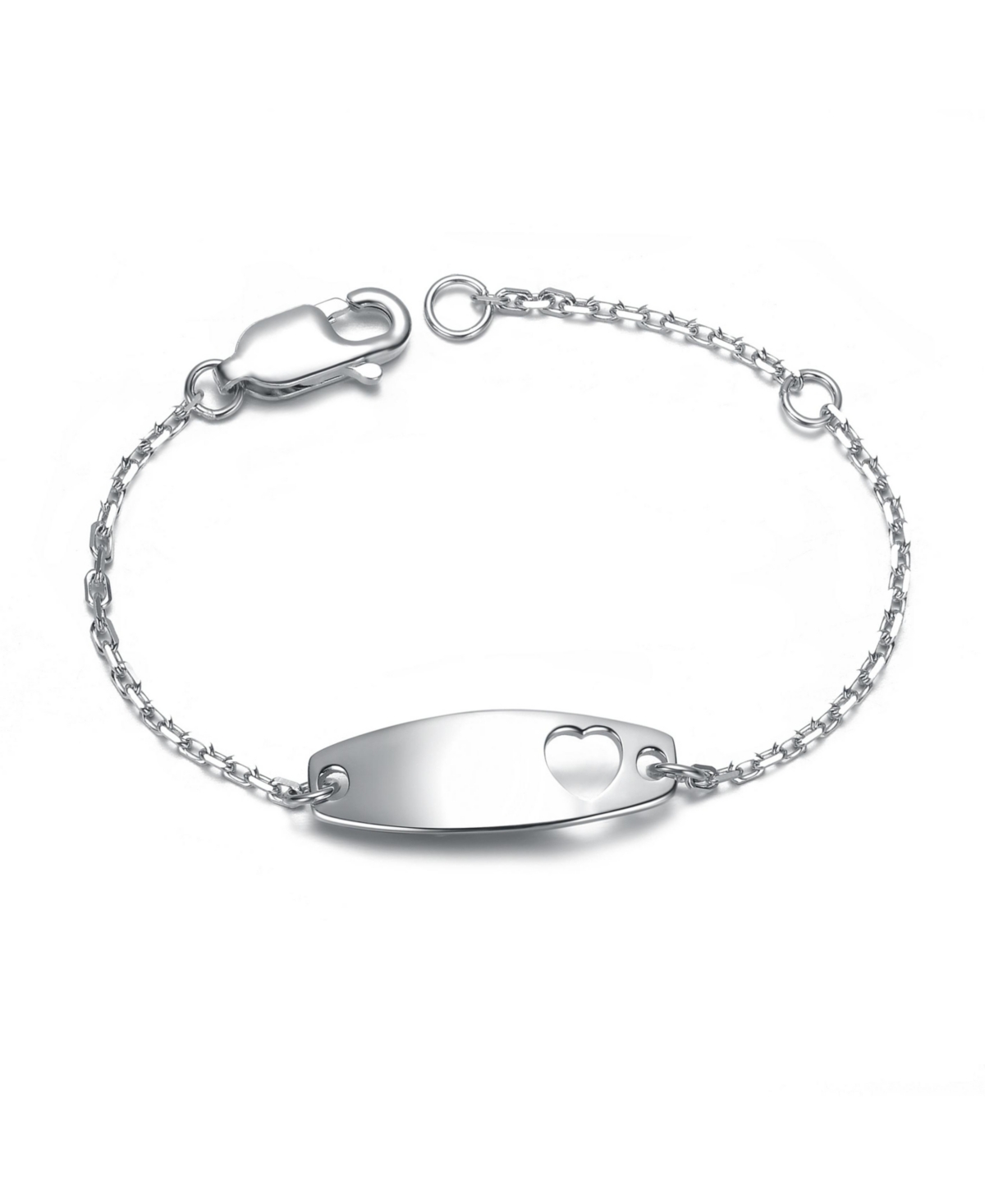 Click here for Chic Minimalist Id Bracelets with Heart Detail - W... prices