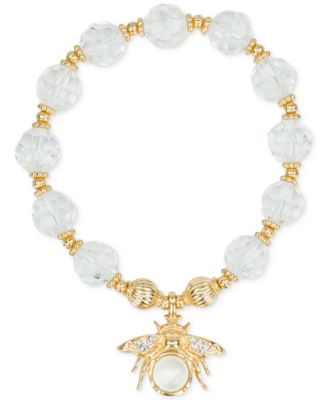 Patricia Nash Summer Bees Stretch Bracelet - Macy's