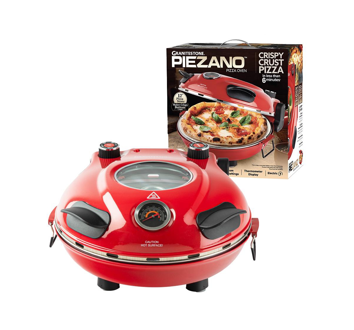 Click here for GraniteStone Piezano 12 in. Electric Pizza Oven -... prices