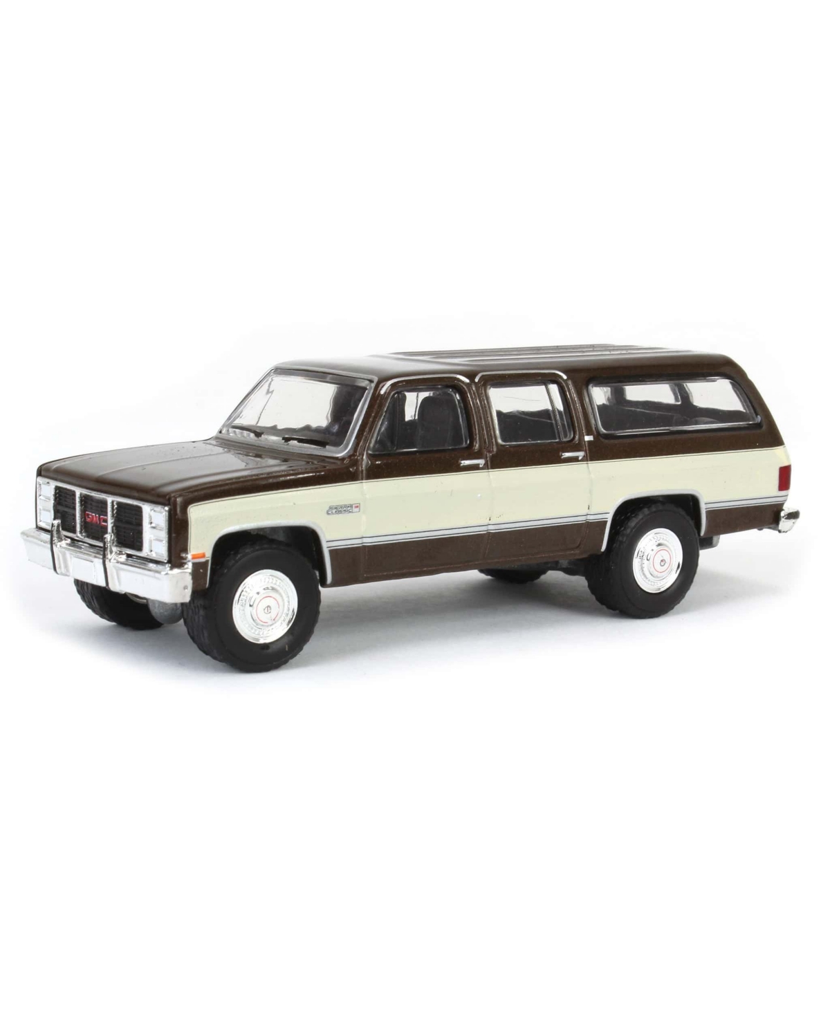Click here for 1/64 1986 Gmc Suburban Bronze & Tan  Showroom Floo... prices