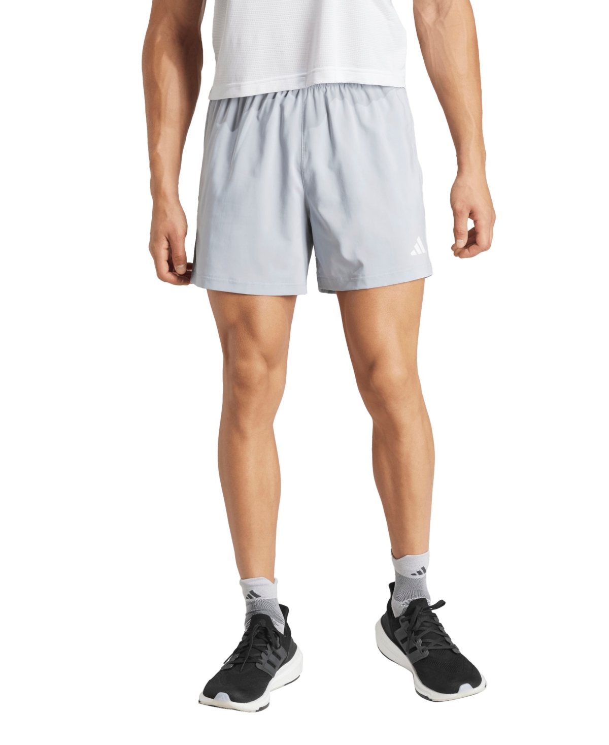 Click here for adidas Mens Own the Run Shorts - Halo silver prices