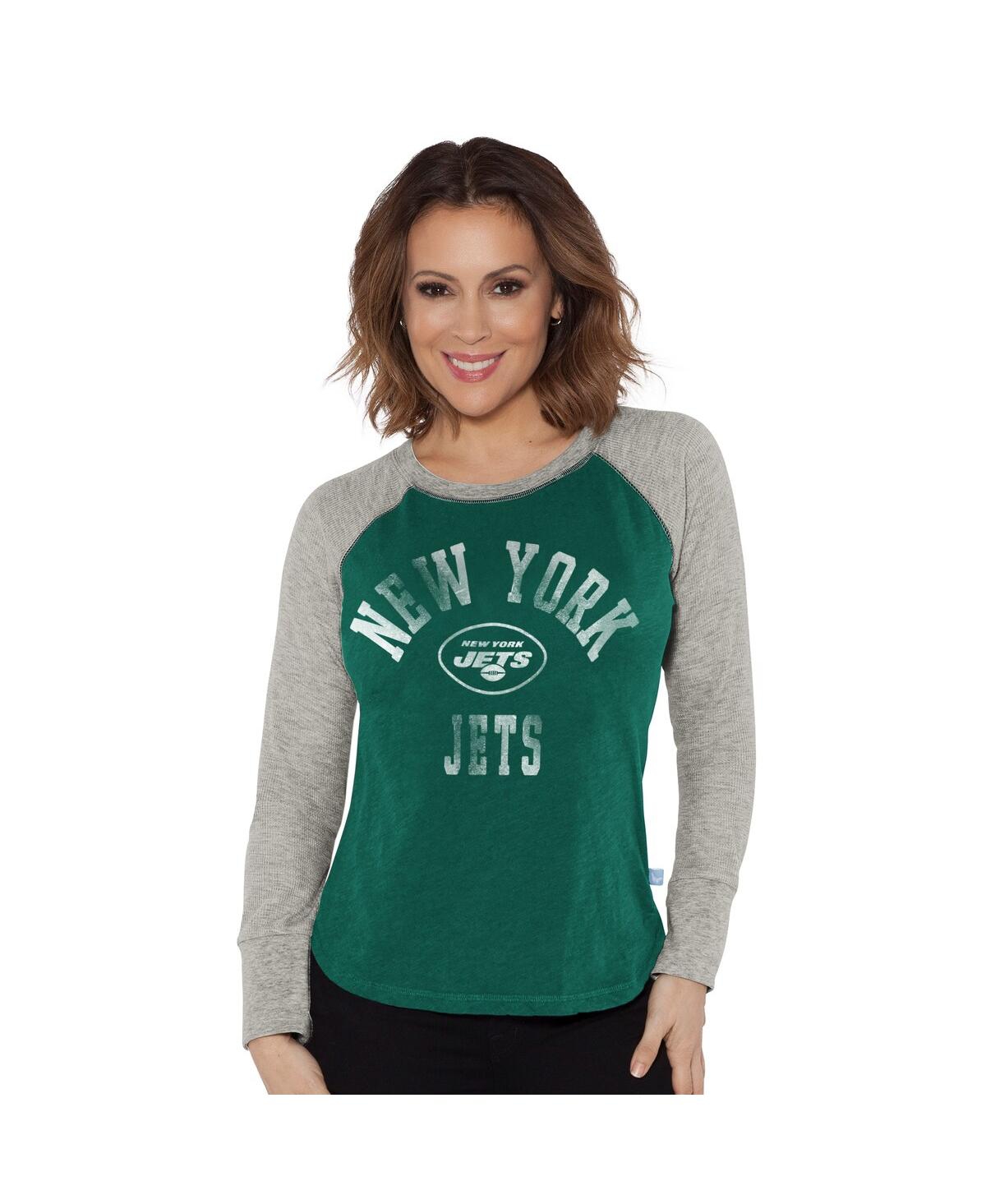 Click here for G-iii 4Her by Carl Banks Womens Green/Heather Gray... prices