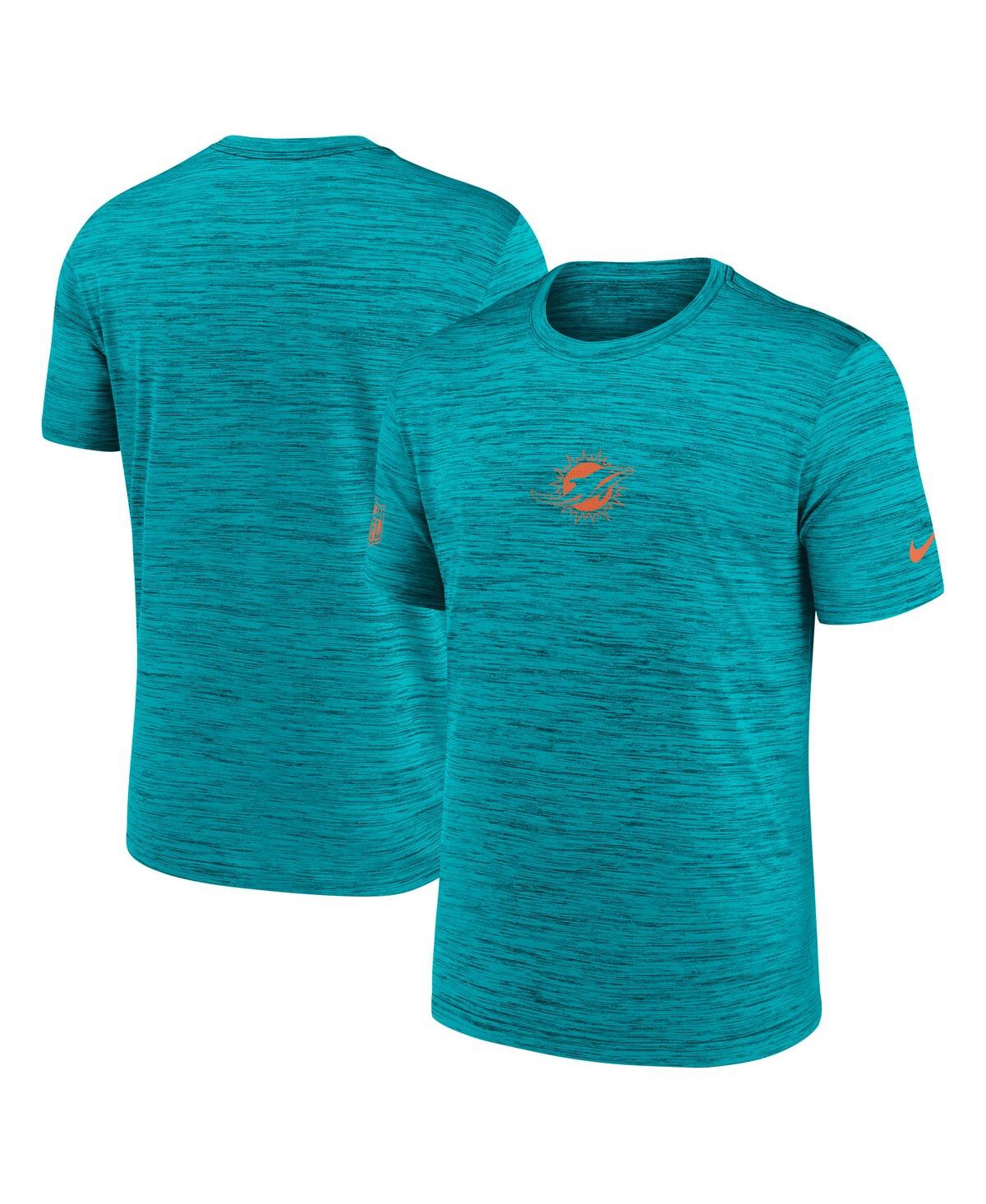 Click here for Nike Mens Aqua Miami Dolphins Sideline Velocity Pe... prices