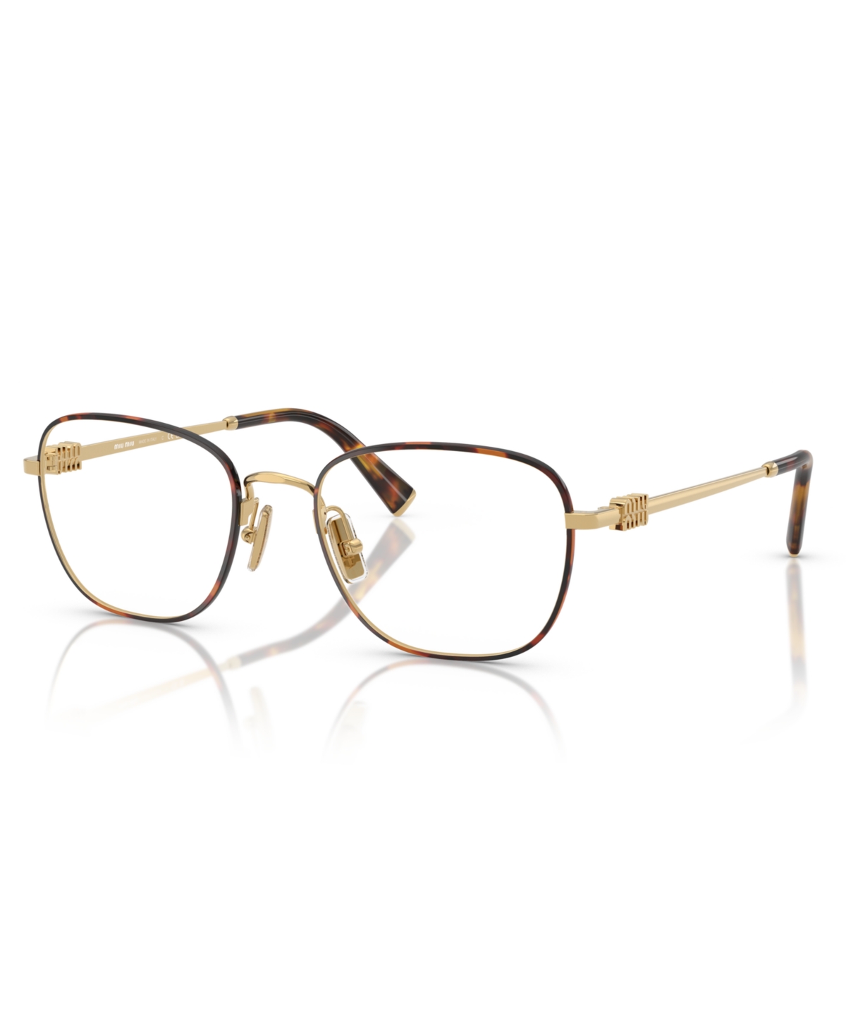 Click here for Miu Miu Womens Square Eyeglasses  Mu 50WV - Havana... prices