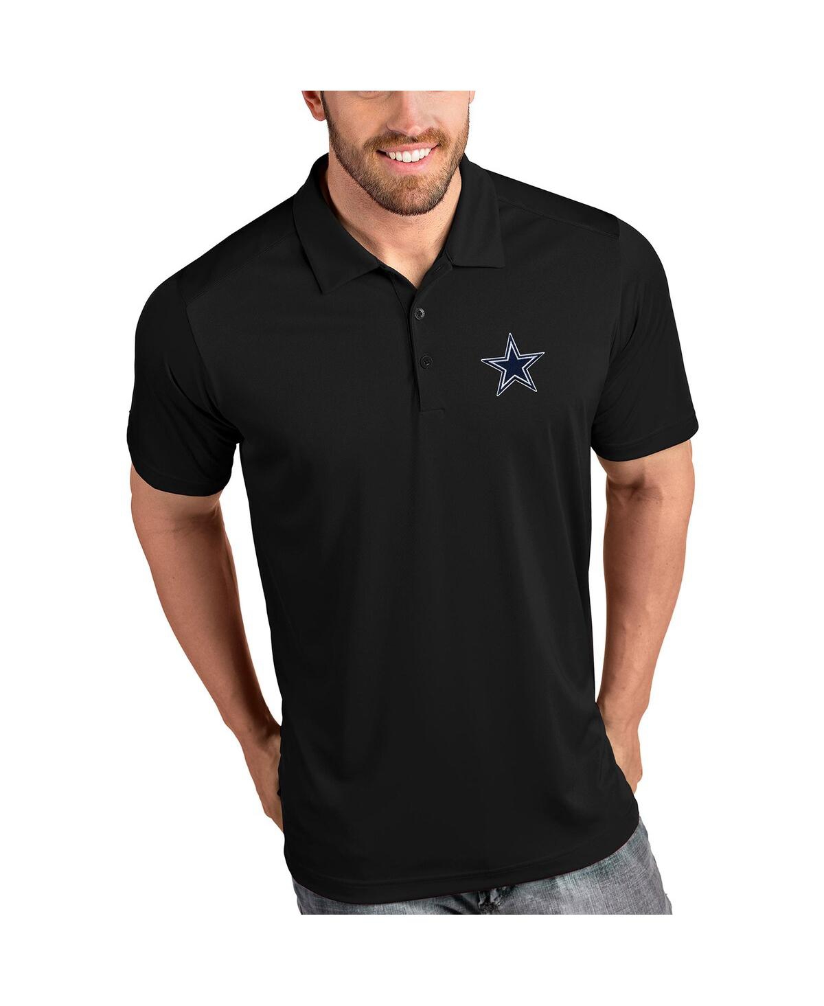 Click here for Antigua Mens Black Dallas Cowboys Tribute Polo Shi... prices