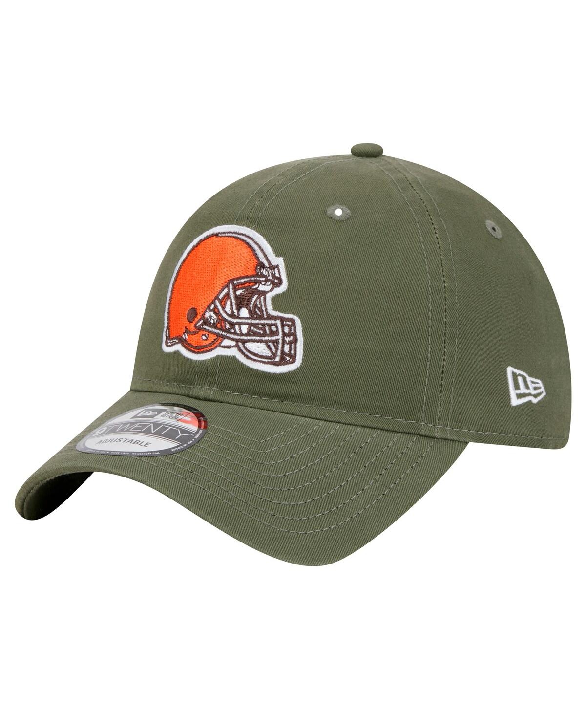 Click here for New Era Mens Olive Cleveland Browns Main 9TWENTY A... prices
