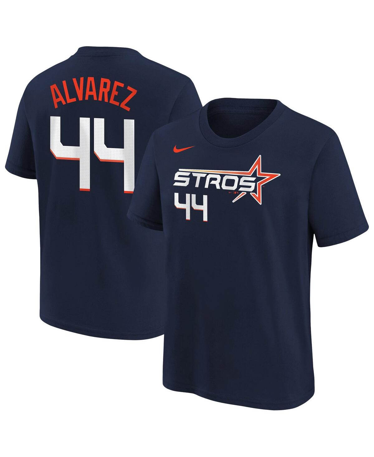 Click here for Nike Big Boys and Girls Yordan Alvarez Navy Housto... prices