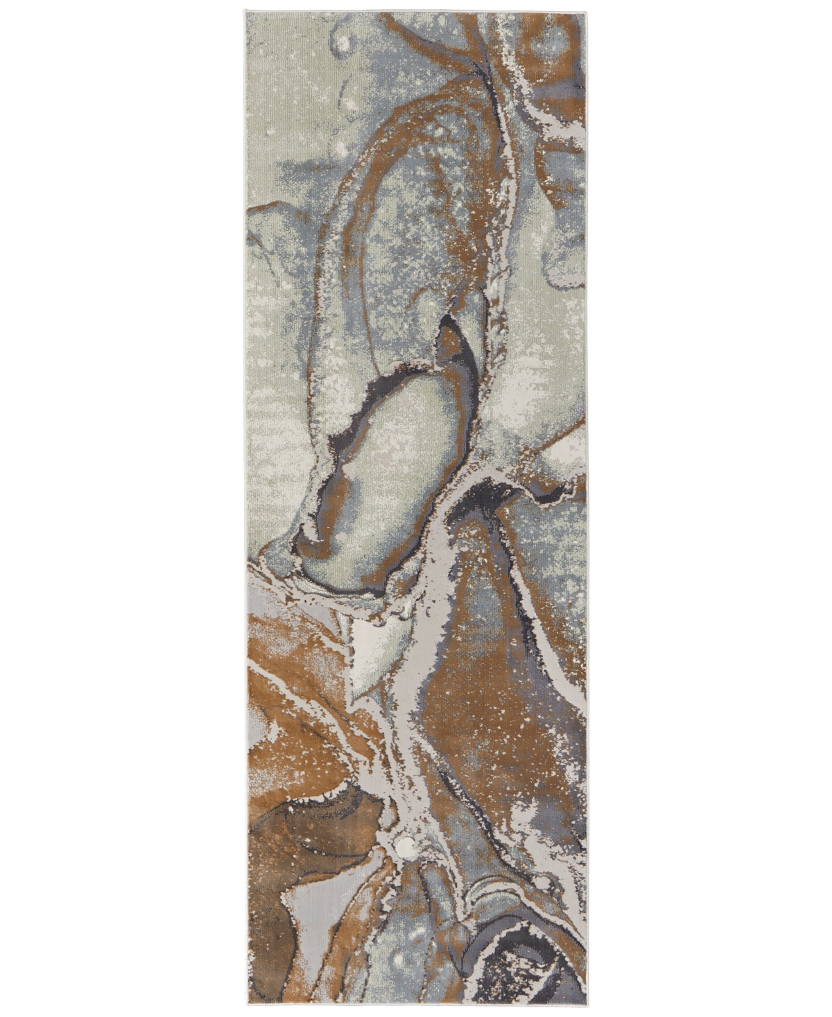 Click here for Feizy Clio 39K5F 29x710 Runner Area Rug - Gray  Br... prices