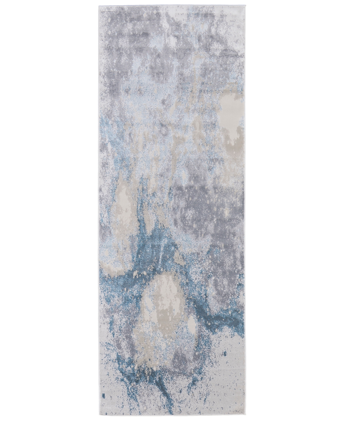 Click here for Feizy Astra 39L3F 210x710 Runner Area Rug - Blue... prices